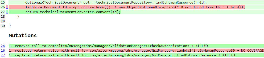 false positive on orElseThrow() method. · Issue #1145 · hcoles/pitest ... false positive on orElseThrow() method. · Issue #1145 · hcoles/pitest ...