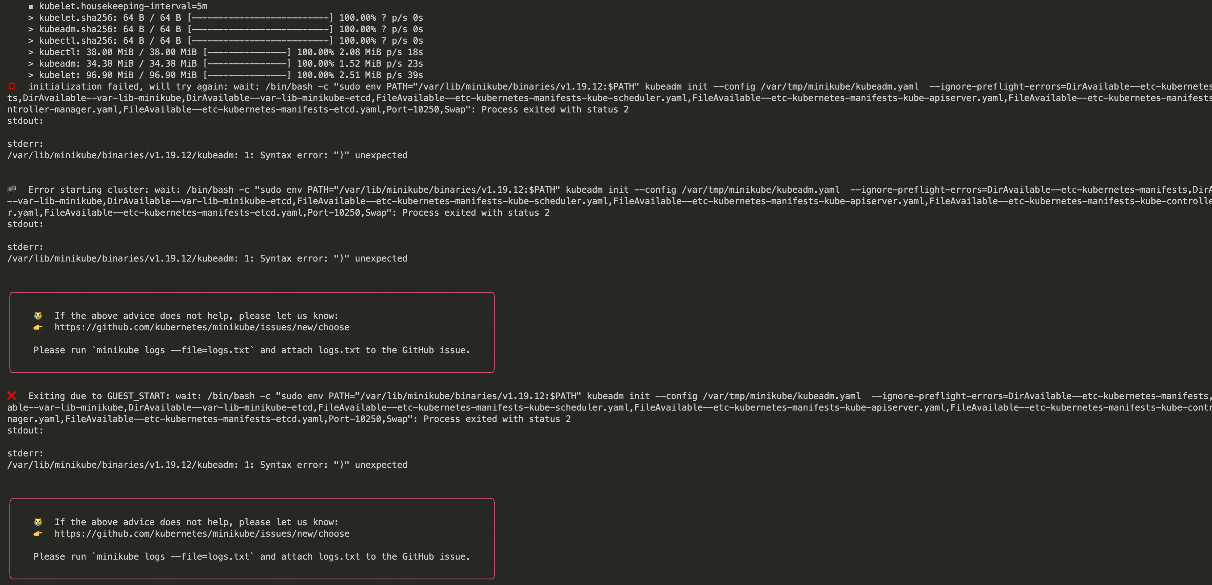 minikube SSH driver + Apple M1 not working. The minikube does not check ...