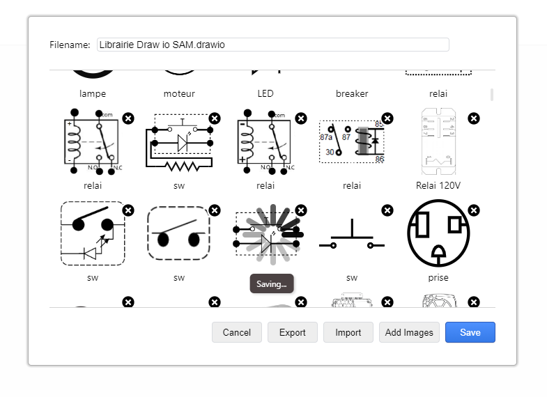 Can not save customized library anymore · Issue #3323 · jgraph/drawio ...