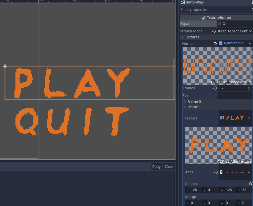 Animated Texture not working with Atlas Texture · Issue #37977 · godotengine/godot · GitHub