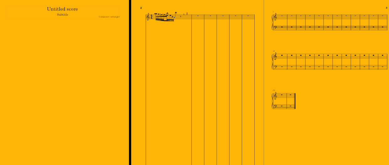 Moving Note Cross Staff Creates Empty Space Spanning A Page · Issue 16921 · Musescoremusescore