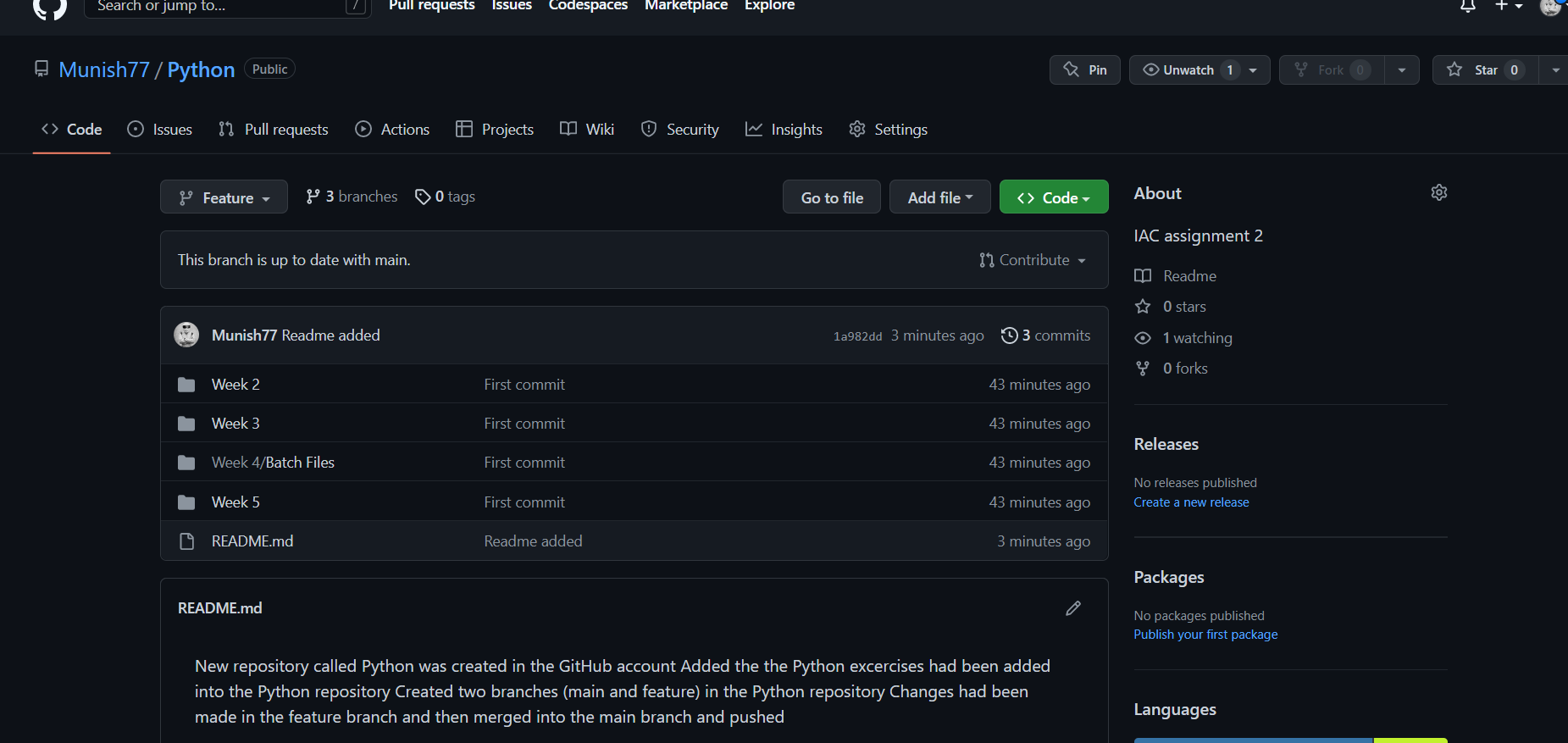 GitHub - Munish77/Python: IAC assignment 2