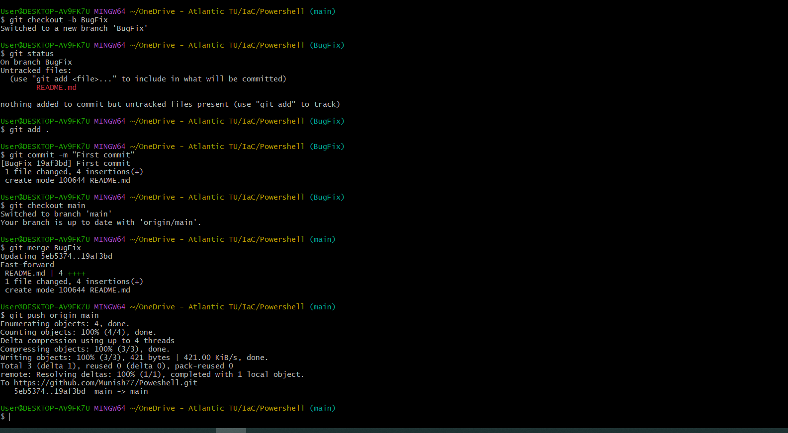 GitHub - Munish77/Powershell: IaC Assignment 2