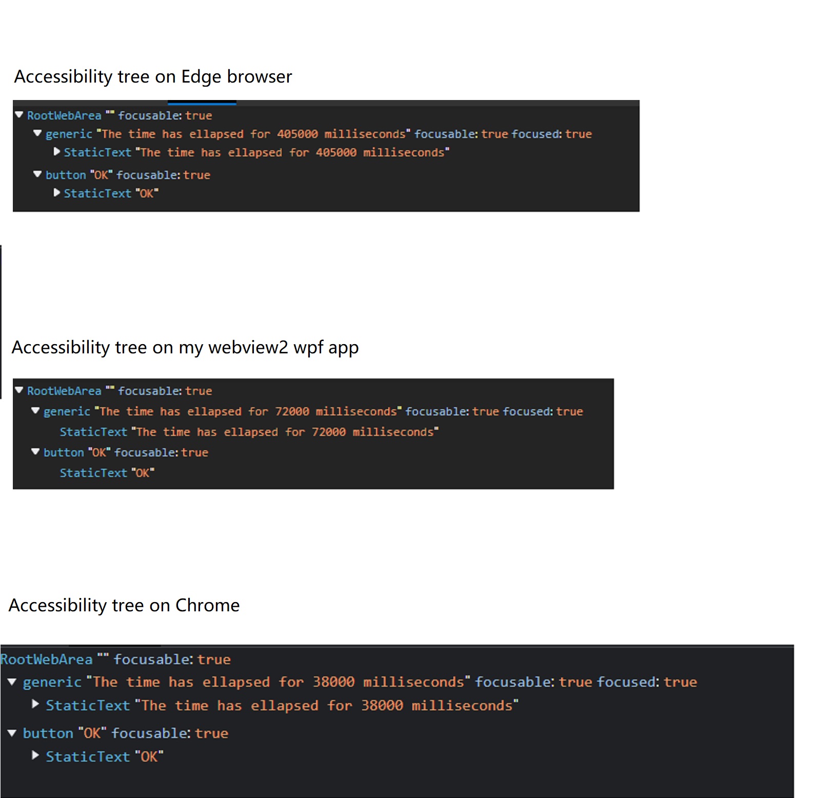 Narrator can not complete the speech on changing text · Issue #3055 ...