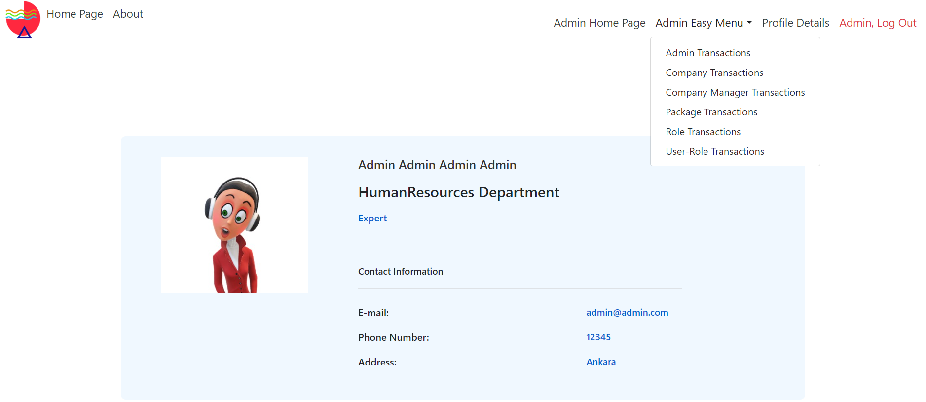 GitHub - hzumre/Human-Resource-Management-System: Human Resources Panel is a web project ...