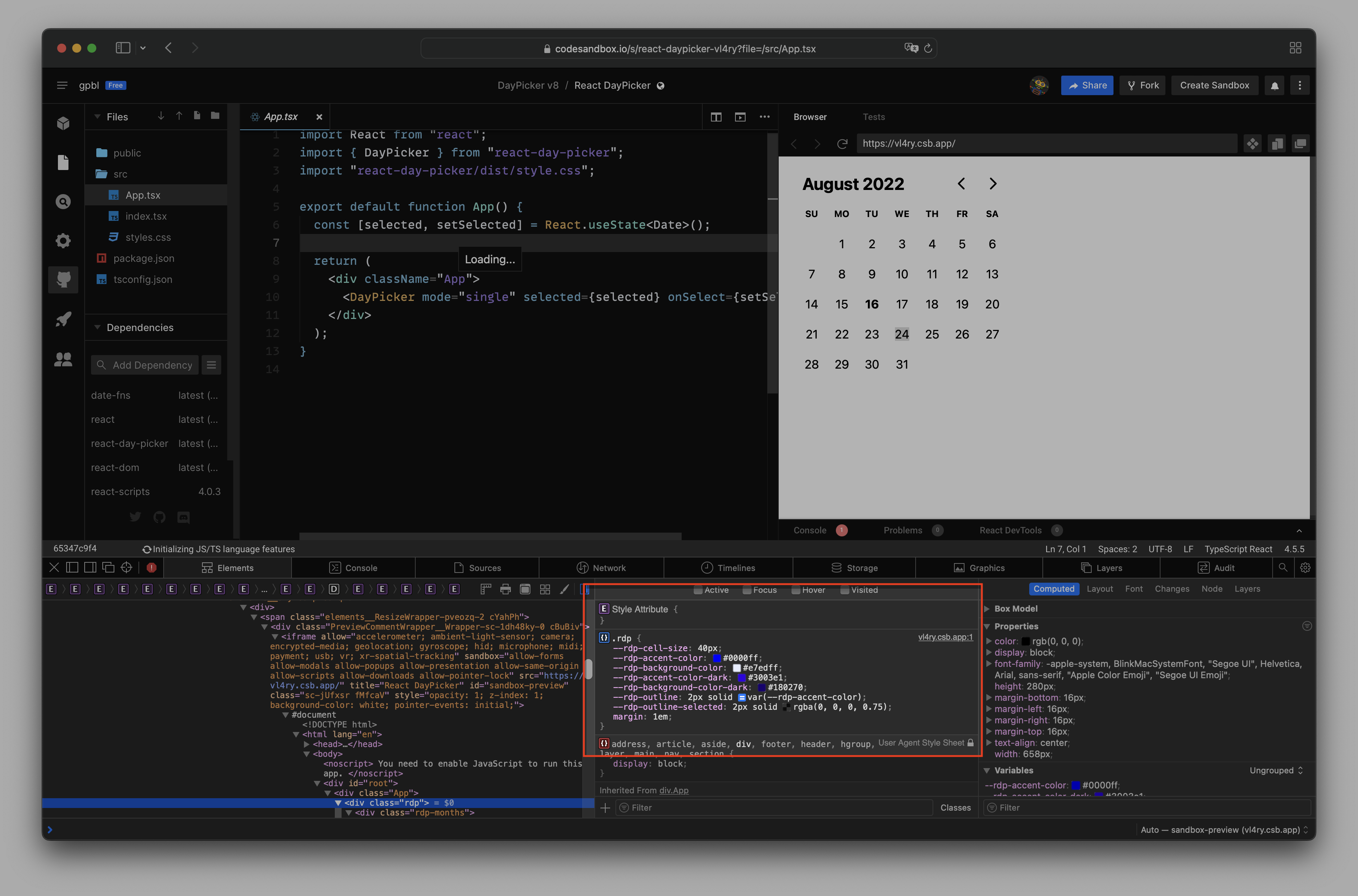 Bug: v8.1 does not have :root css variable set, causing the UI to not render well · Issue #1503 ...