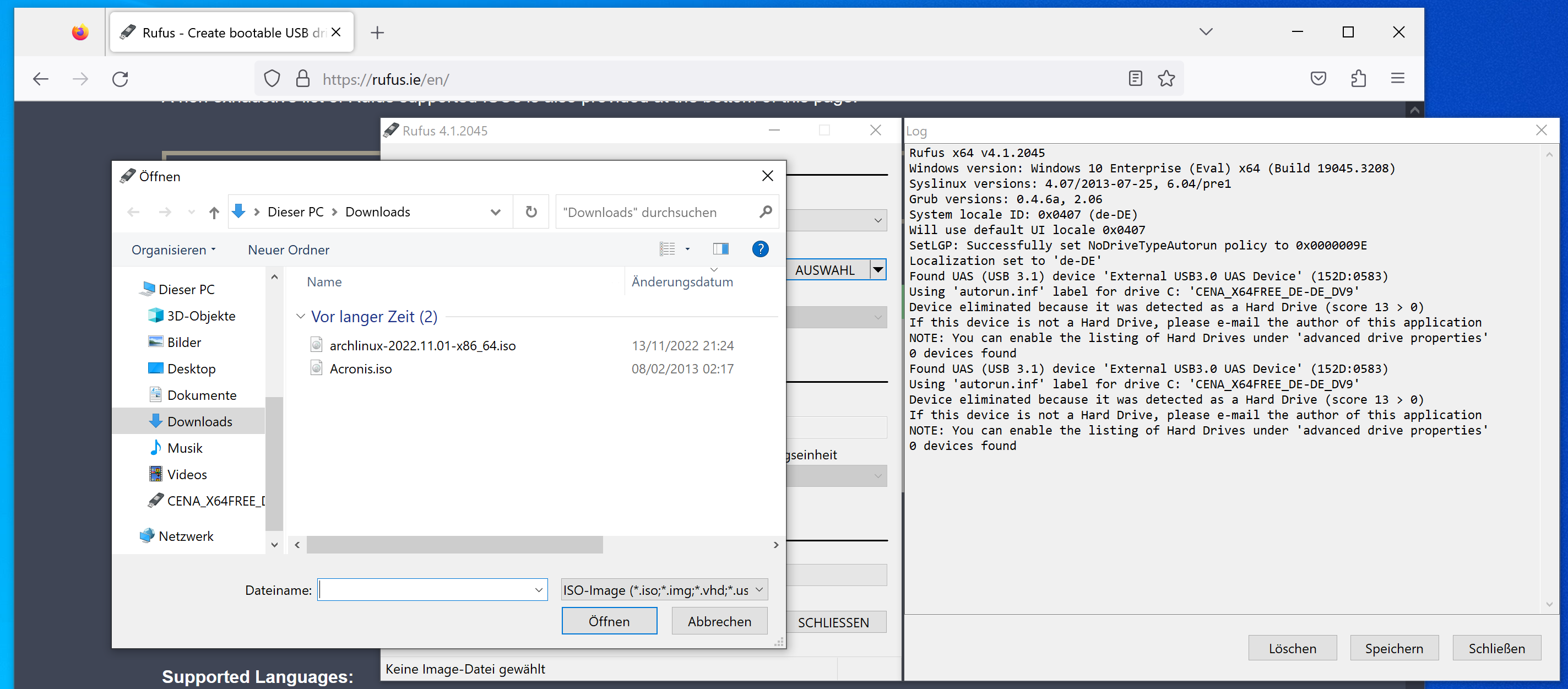 Since 4.1 the file picker/explorer does not show any files or folders ...
