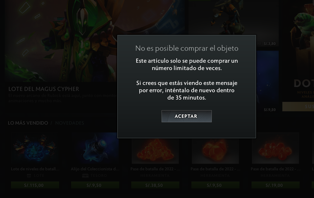 I can't buy more than 1 bundle of levels. · Issue #5976 · ValveSoftware/Dota2-Gameplay · GitHub