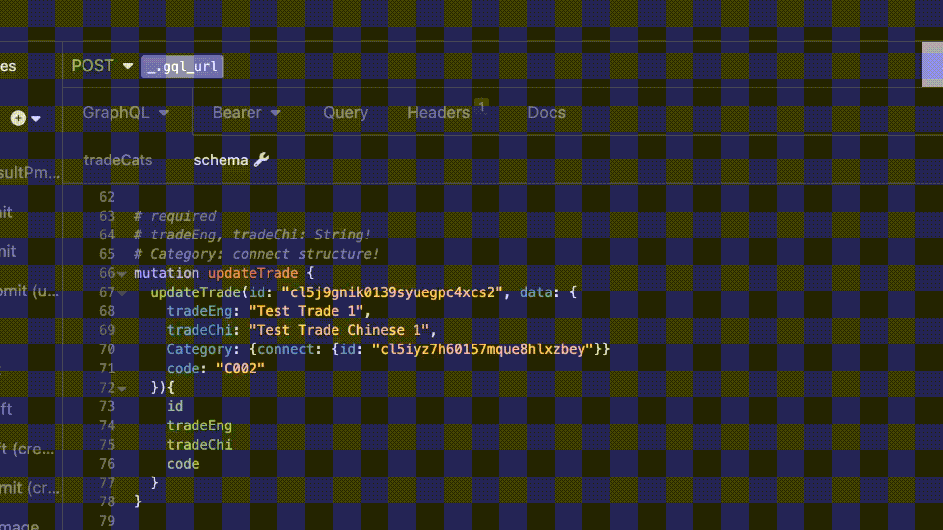 Graphql Mutation Or Query Selection Box Will Not Auto Fetch Every Time Click Into The File