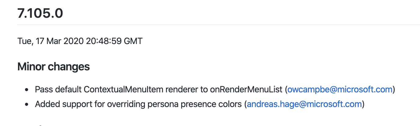 ChangeLog: indicate author using GitHub username instead of email ...