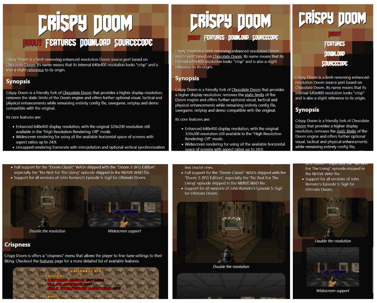 Create a dedicated homepage for Crispy Doom · Issue #1041 · fabiangreffrath/crispy-doom · GitHub