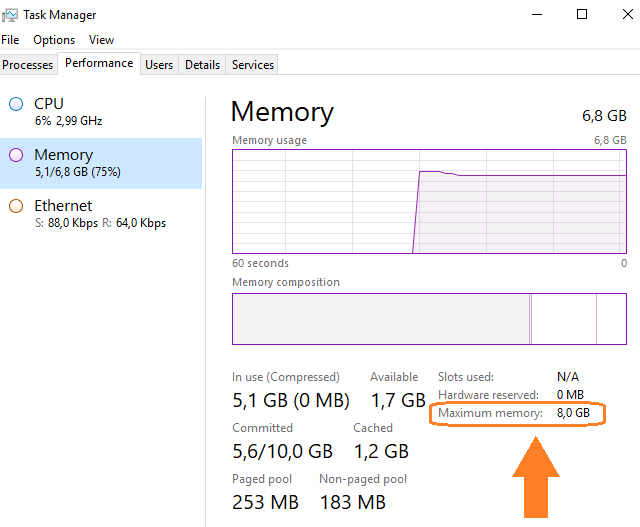 Question: How to expose "Maximum Memory" on an HyperV VM? · Issue #1106 ...