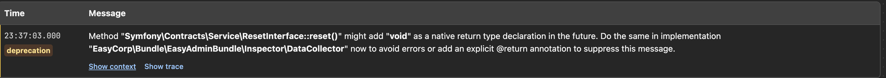Fix Depreciation Message About Reset Method In Datacollector · Issue