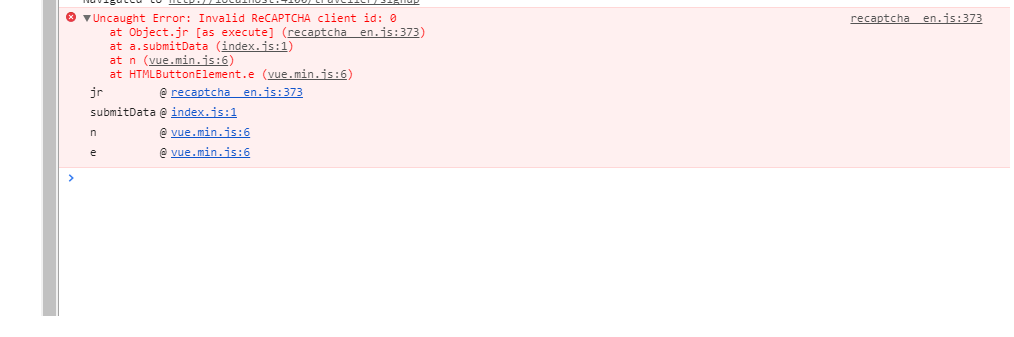 Error: Invalid ReCAPTCHA client id: 0 · Issue #2 · finpo/vue2-recaptcha-invisible · GitHub