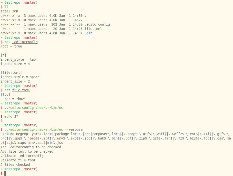 Ignores non-wildcard rules · Issue #100 · editorconfig-checker/editorconfig-checker · GitHub
