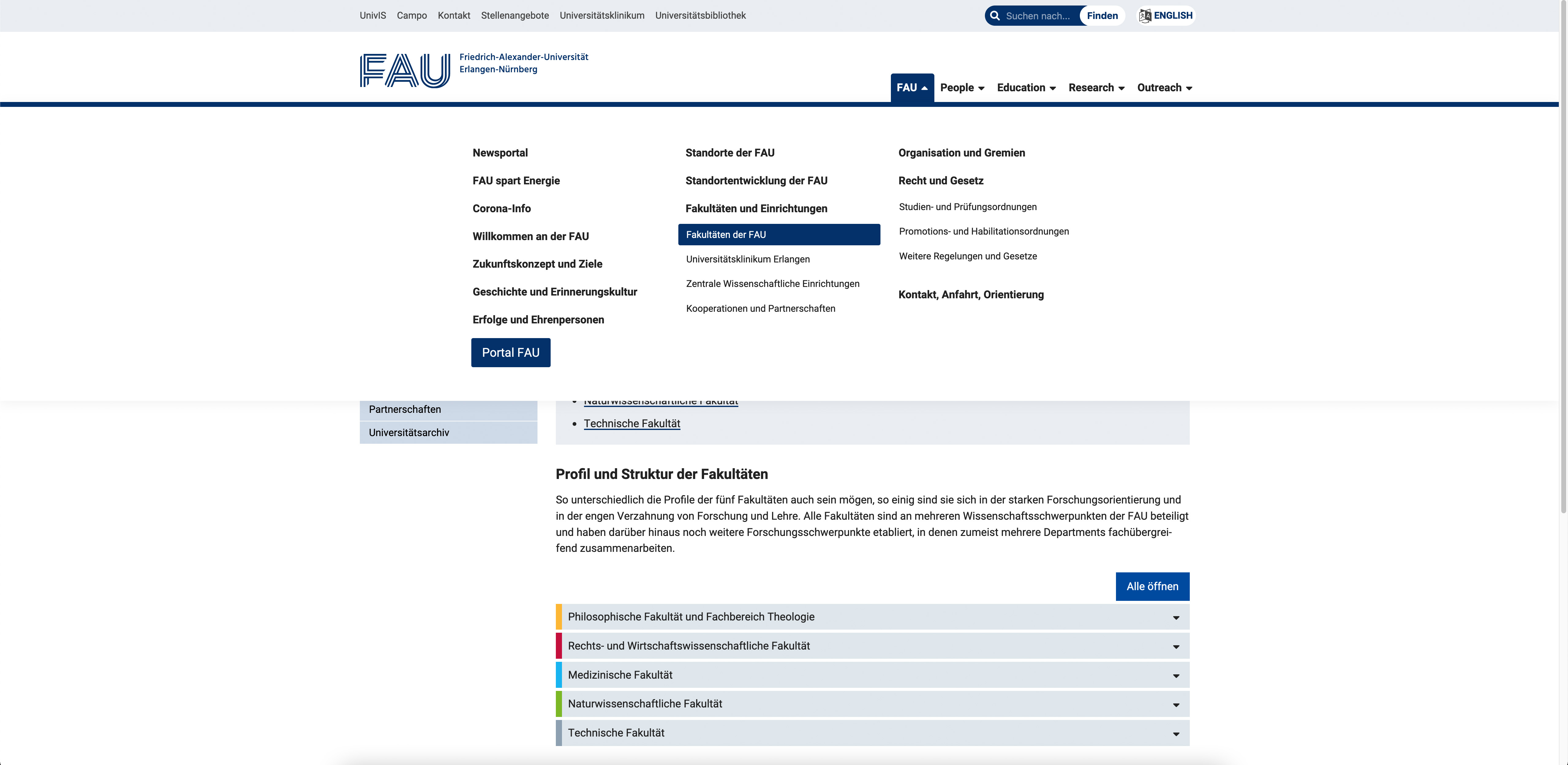 Aktive Elemente werden im Hauptmenü nicht hervorgehoben · Issue #1246 · RRZE-Webteam/FAU ...