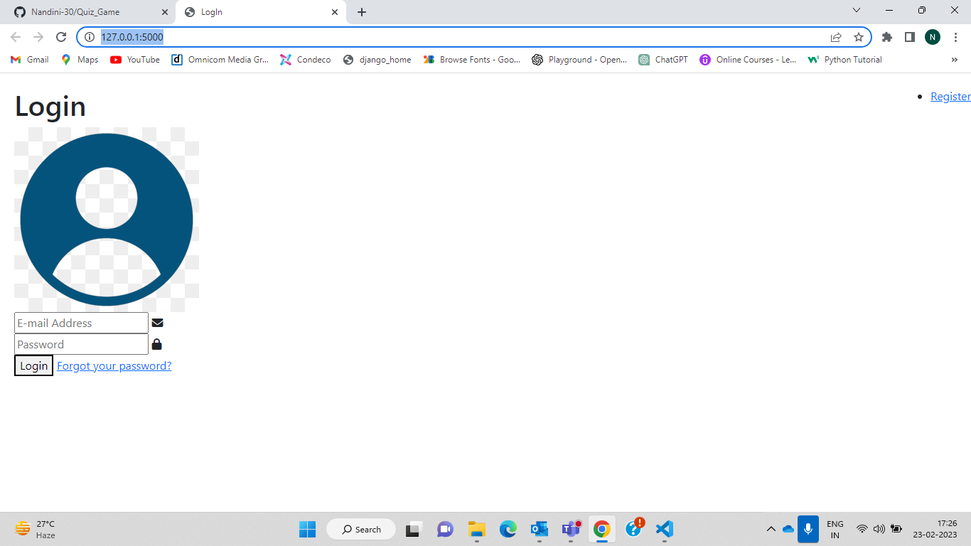 GitHub - Nandini-30/Quiz_Game
