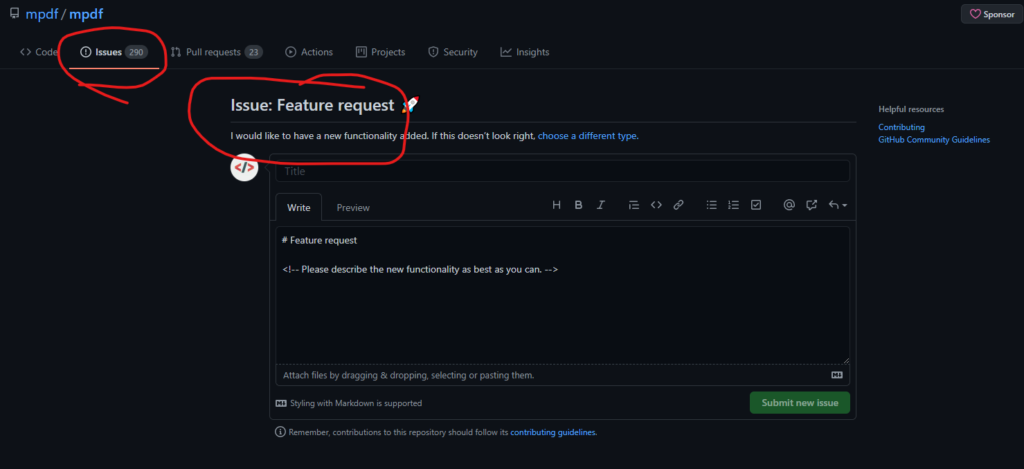 annotation feature · Issue #1379 · mpdf/mpdf · GitHub