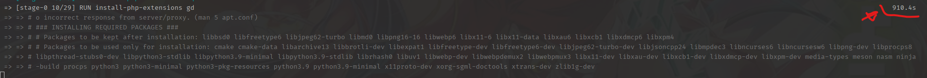 Slow build 900+ second: · Issue #645 · mlocati/docker-php-extension-installer · GitHub