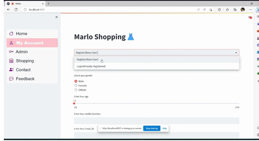 GitHub - Aswini-Prabha/Marlo-Shopping-project: python | pandas | streamlit