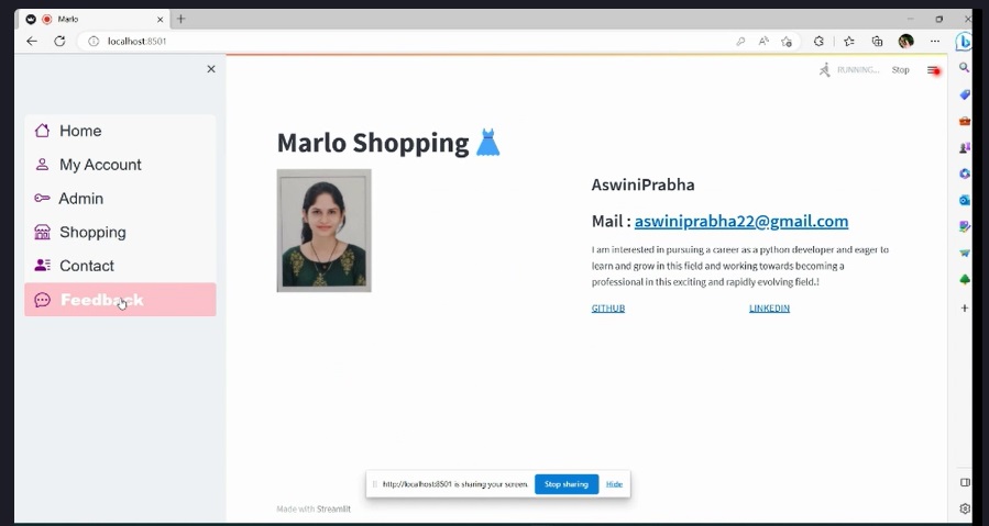 Github Aswini Prabhamarlo Shopping Project Python Pandas Streamlit