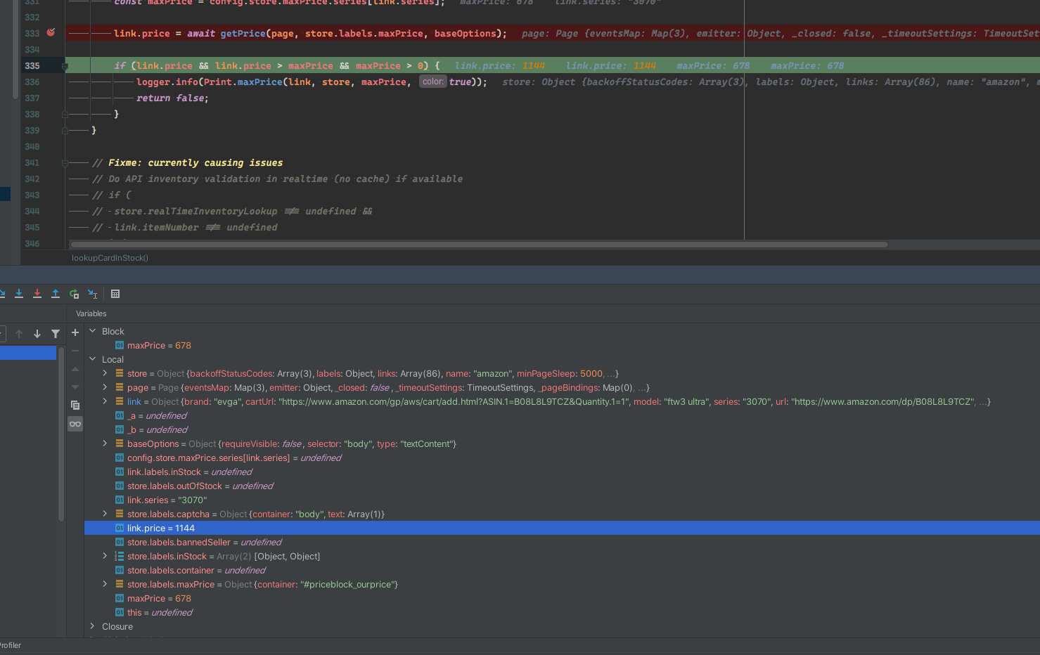 Amazon alert on 3070 when price exceeds max · Issue #1294 · jef ...