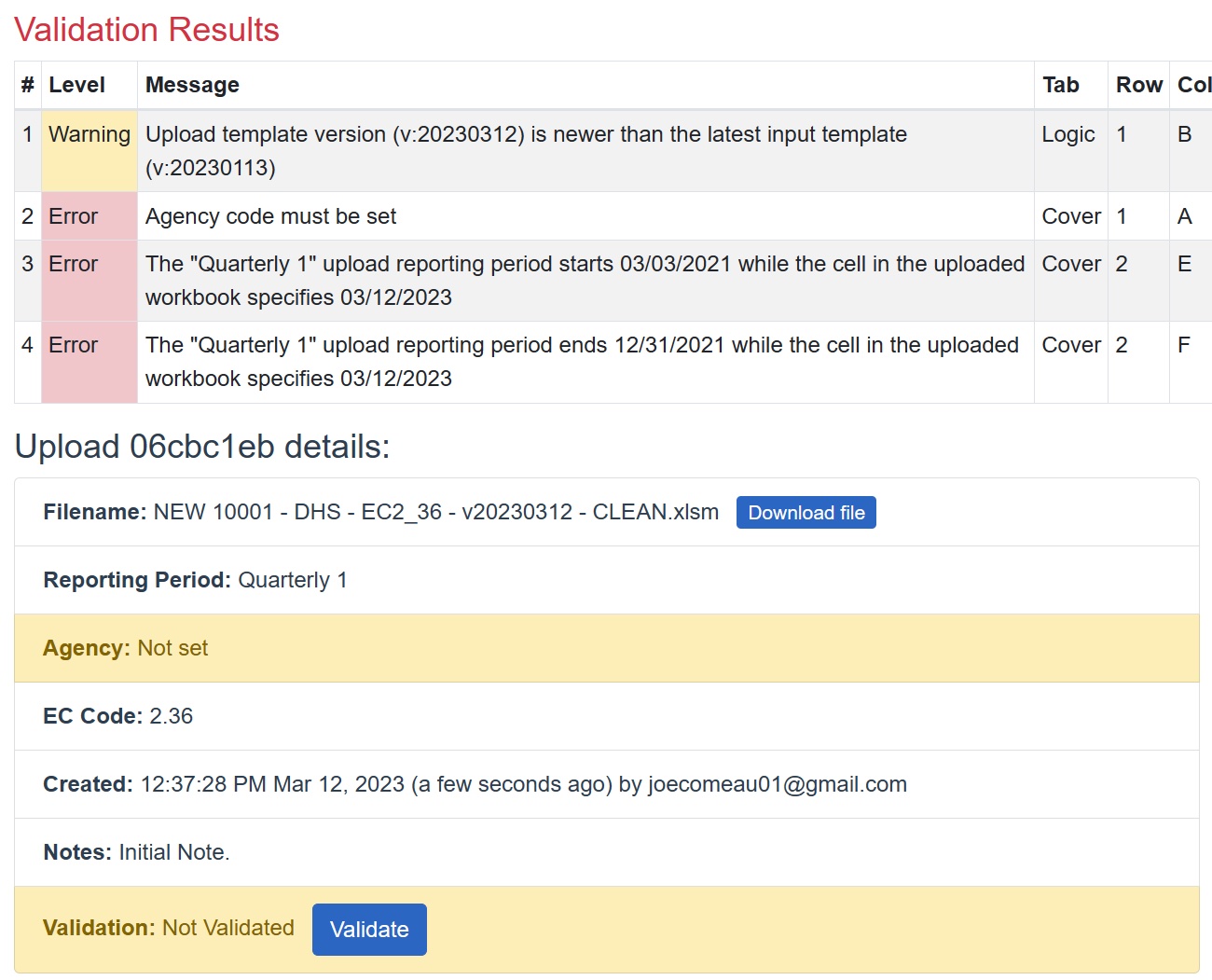 Derive Agency Code and Reporting Period Details exclusively from Form · Issue #1110 ...