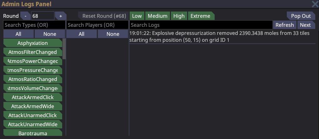 Admin log player list missing. · Issue #5882 · space-wizards/space ...