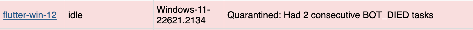 Machine Win 12 Pickup Error And Put In Quarantined Had 2 Consecutive