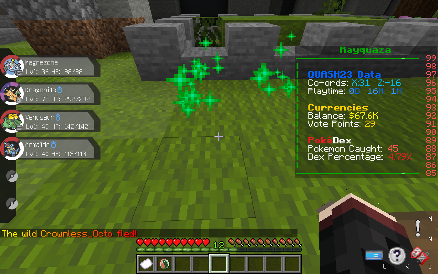 Rayquaza eggs are glitched and 3 cannot be obtained. · Issue #1733 · SmashMC-Development/Bugs ...
