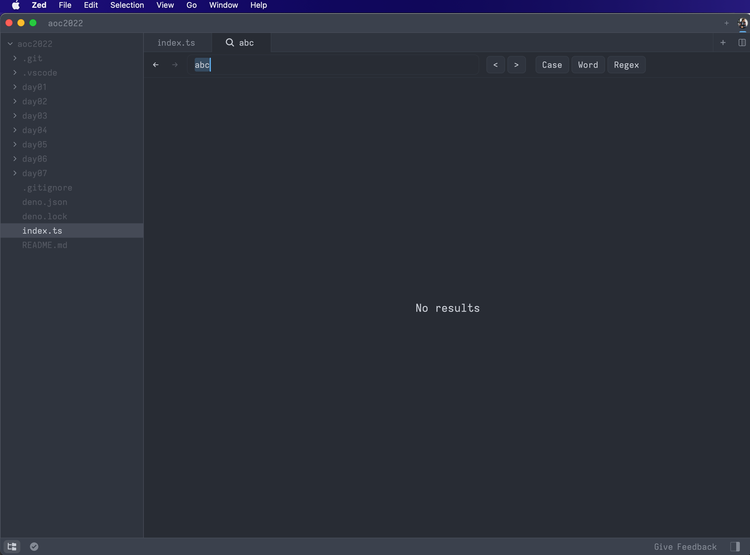 Global project search returns no results · Issue #5848 · zed-industries/zed · GitHub