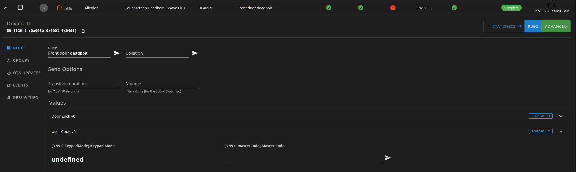 zwave-js is unable to update user codes on Schlage Connect™ Smart Deadbolt · Issue #5413 · zwave ...
