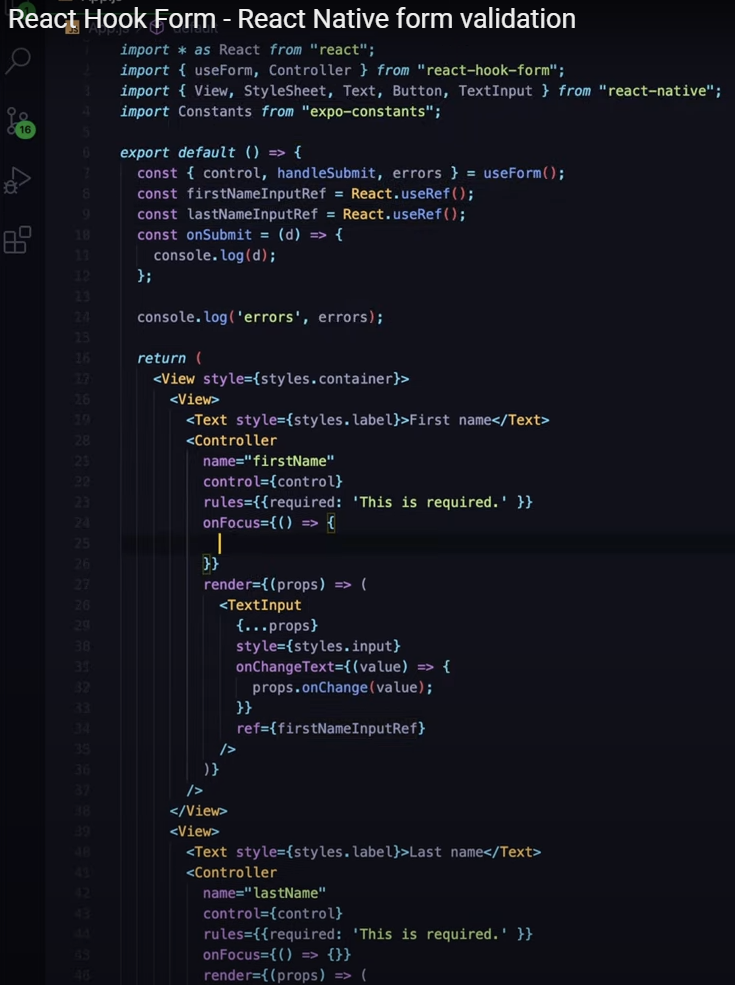 Controller Name Giving An Error · React Hook Form · Discussion 3632 · Github 