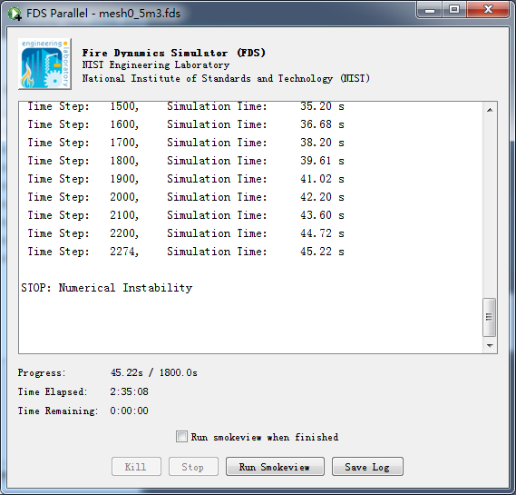 Numerical Instability Problem · Issue #11250 · firemodels/fds · GitHub
