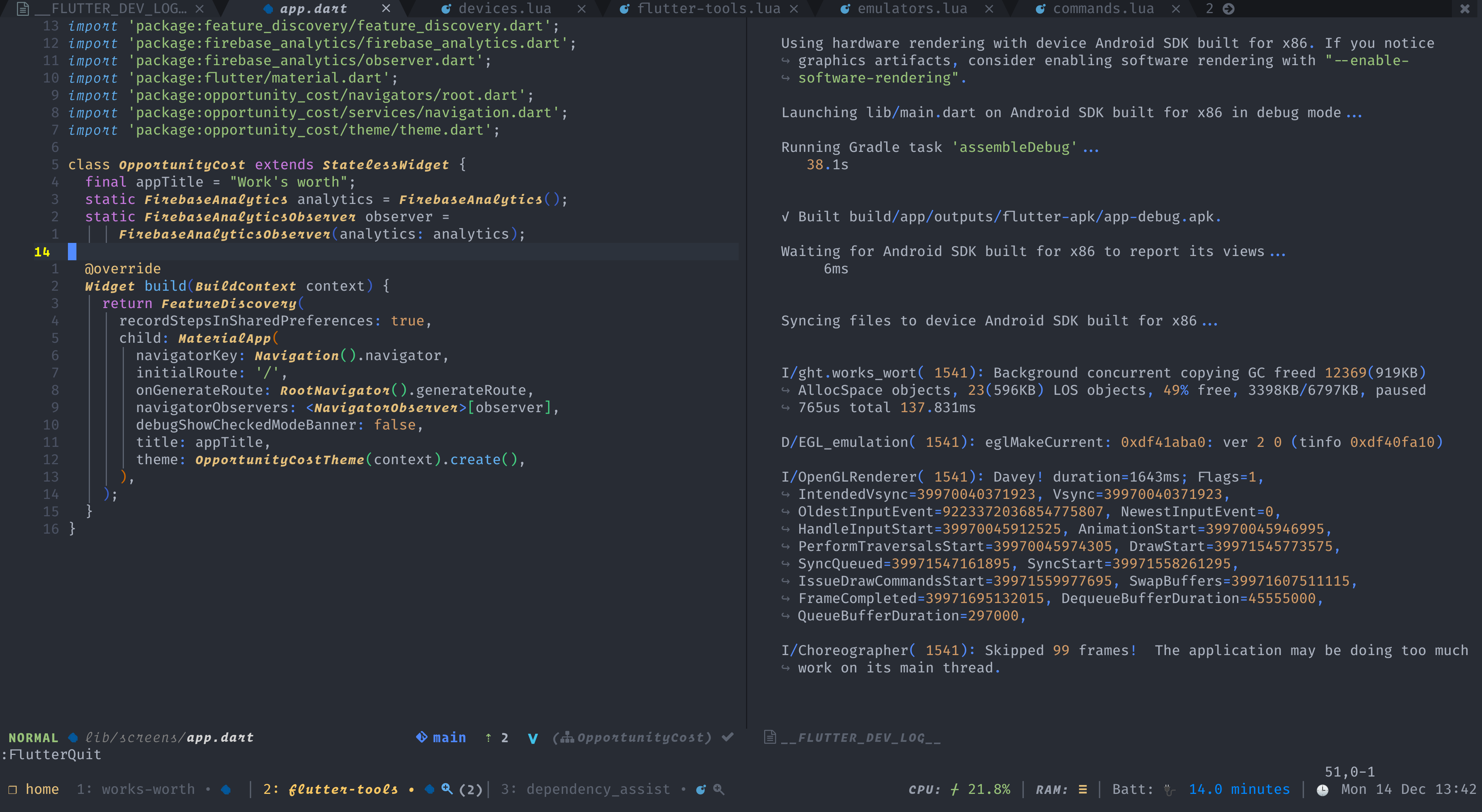 [issue] Flutter Run With Visual Log Not Shown · Issue 212 · Akinsho Flutter Tools Nvim · Github