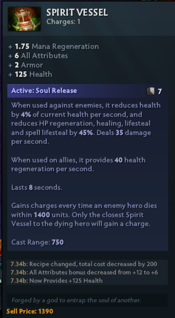 Urn Of Shadowsspirit Vessel Dont Mention The Free Charge Gained Upon Dying If It Has No 