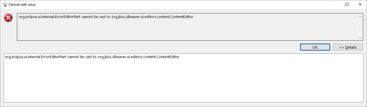 JSON editor not opening · Issue #8024 · dbeaver/dbeaver · GitHub