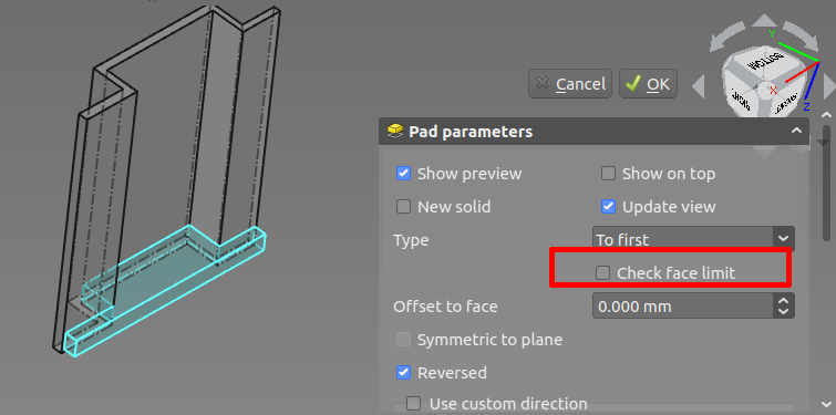 Issues with pad function · Issue #748 · realthunder/FreeCAD_assembly3 · GitHub