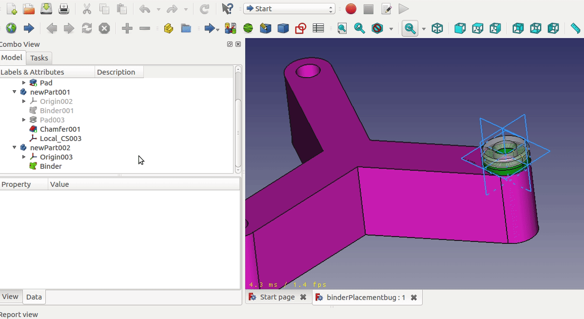 subshapebinder placement bug · Issue #194 · realthunder/FreeCAD ...