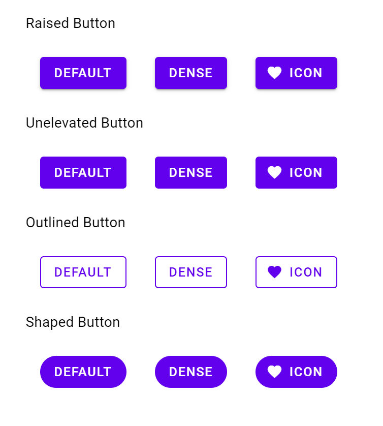 Dense property on button with no result · Issue #5318 · material ...
