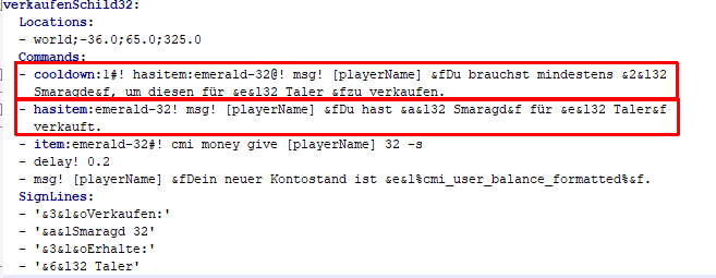 Same format for eventCommands.yml, schedules.yml, tablist.yml ...