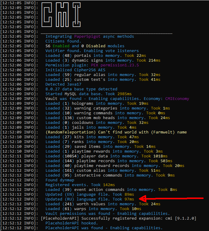 CMI does not load the RU language file · Issue #6671 · Zrips/CMI · GitHub