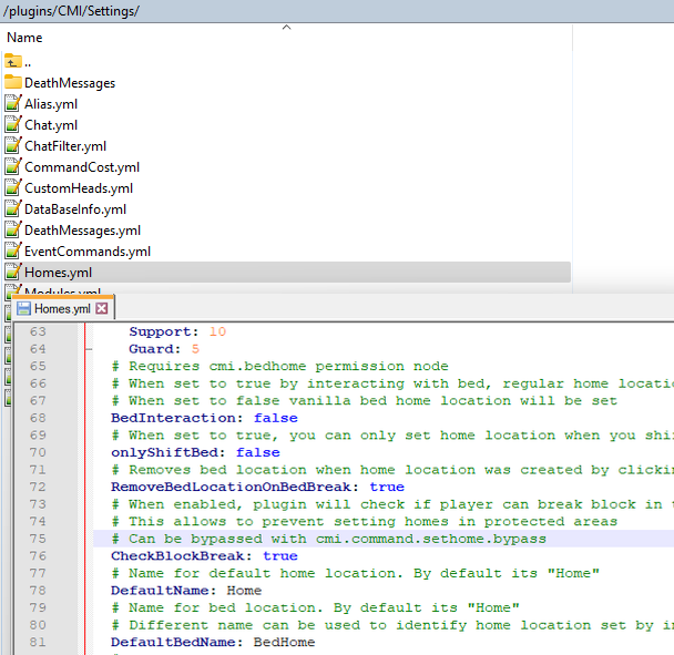 BedInteraction disable respawn · Issue #6574 · Zrips/CMI · GitHub