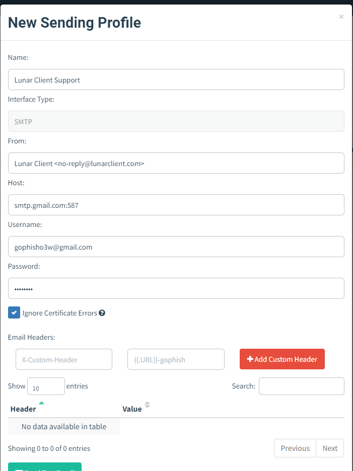 Gophish Send Test Email Error Max Connection Attempts Exceeded · Issue 2703 · Gophish 
