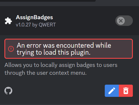 [BUG] · Issue #361 · QWERTxD/BetterDiscordPlugins · GitHub