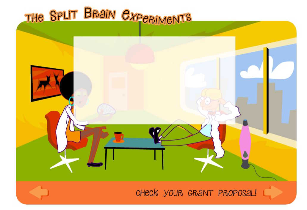 Texts does not appear in Nobel Prize Split brain experiments game, XML ...
