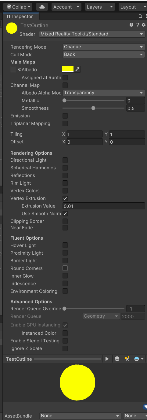 MeshOutline applied full object instead of outlining · Issue #10657 · microsoft ...