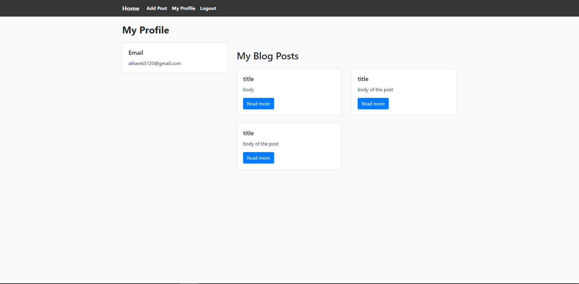 GitHub - AliTarek99/Blog-post-using-flask