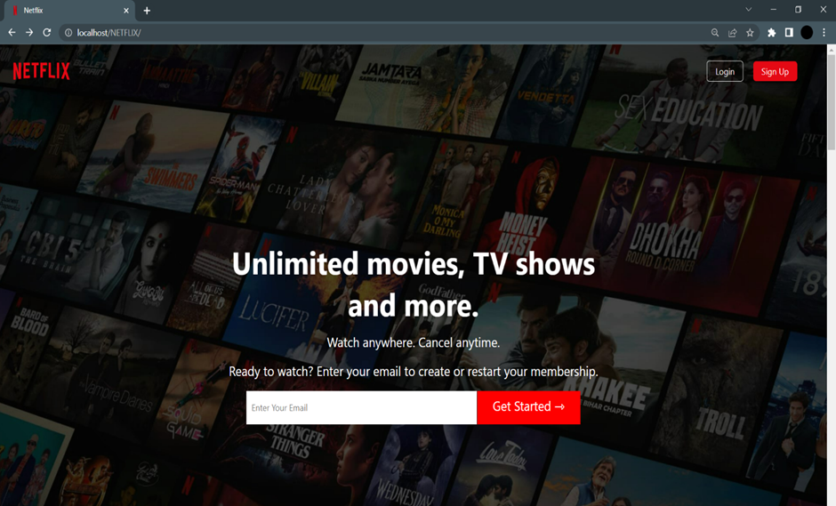 GitHub - HardikPrajapati2208/Netflix-Clone: Netflix Clone Project Login ...