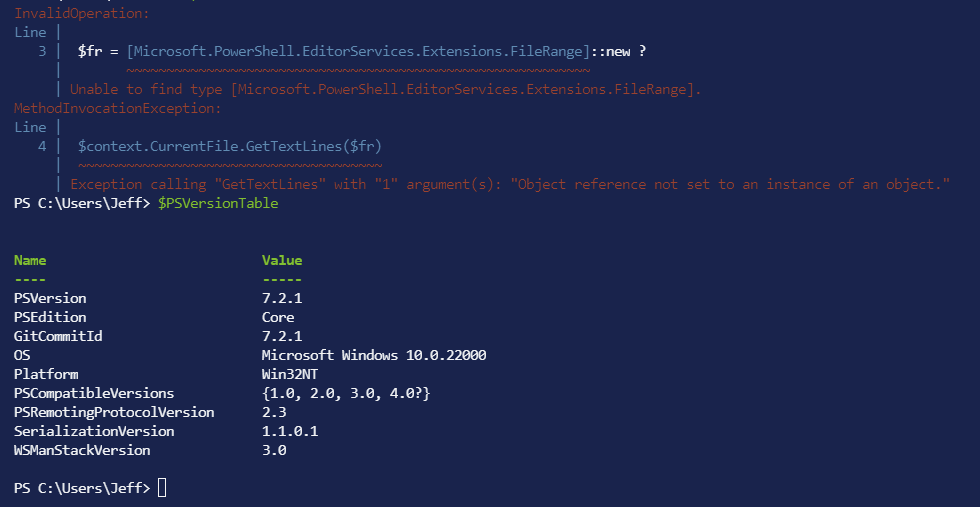 Problems with GetText() · Issue #1682 · PowerShell/PowerShellEditorServices · GitHub